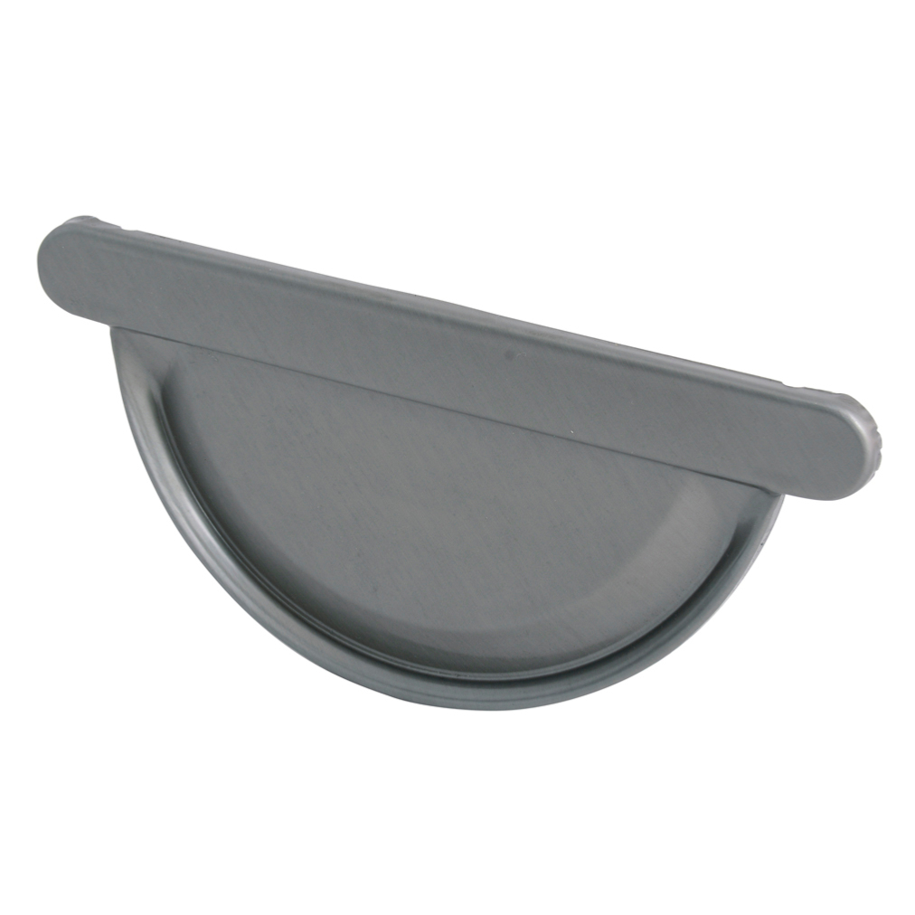 Zinc Half Round Gutter Stop Ends